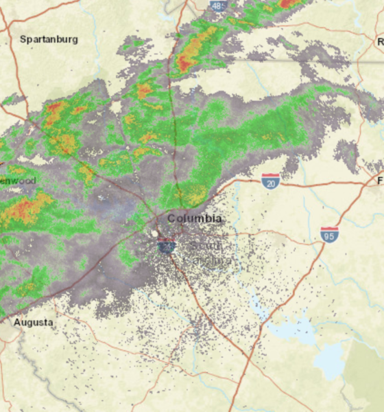 Columbia SC forecast: Rain and thunderstorms likely today