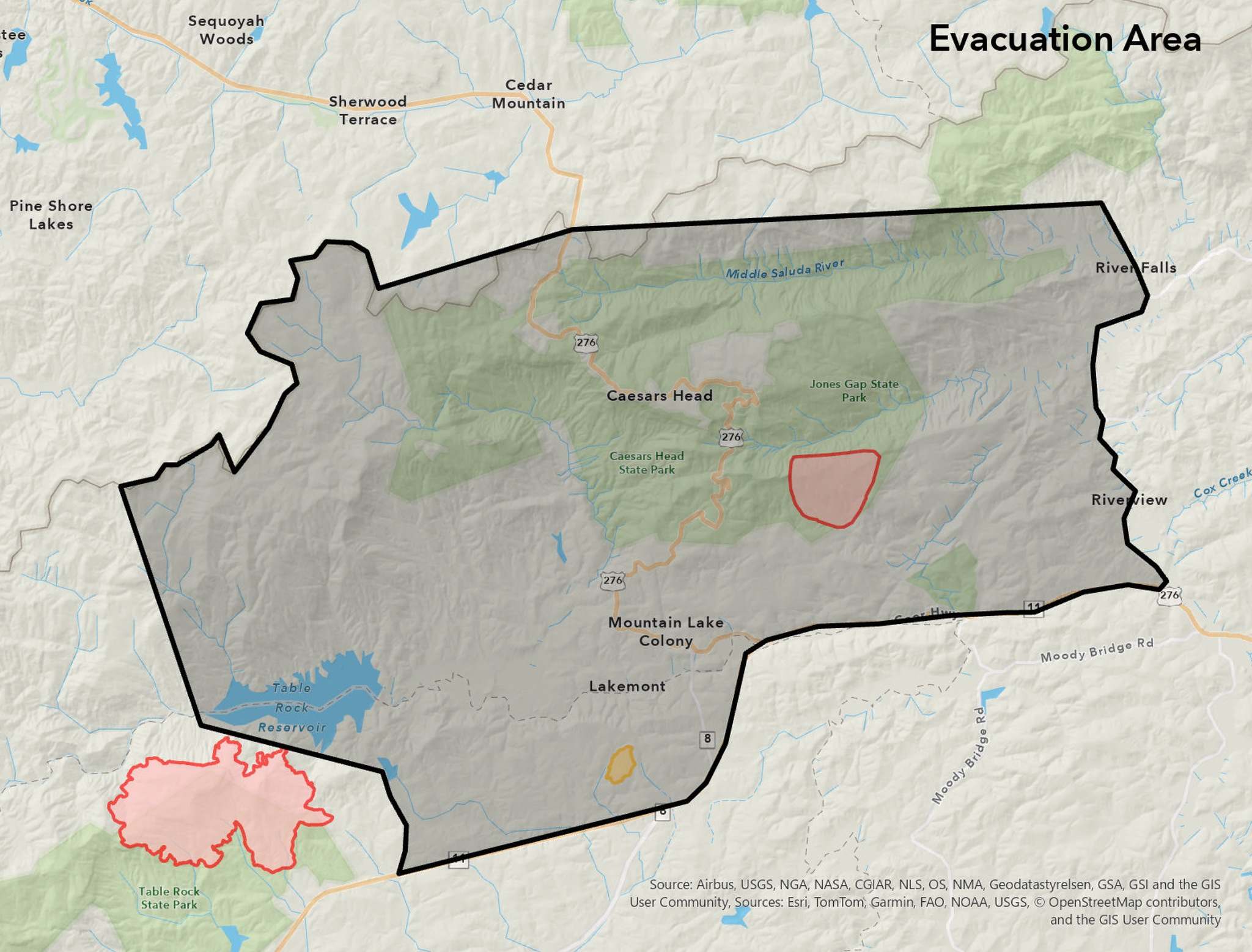 The Table Rock Complex Fire - FITSNews