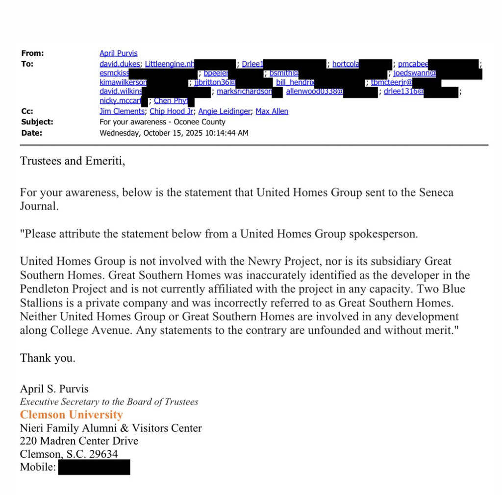 Clemson’s Crisis Playbook: Emails Expose Coordination on Controversial ...